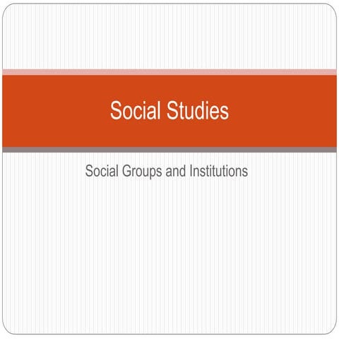 Social Studies M1 Types of family and unions | PPT