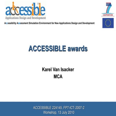 Accessible awards | PPT
