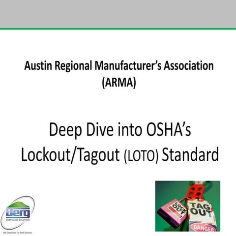 Engineering LOTO of how to apply LOTO at work place | PDF