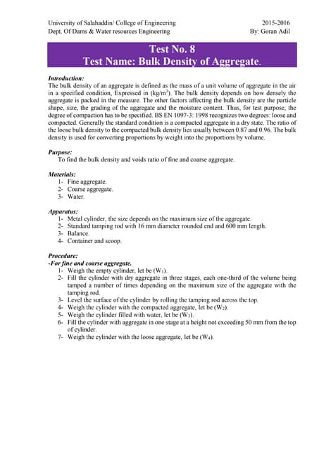 Saturated Surface Dry COndition.ppt