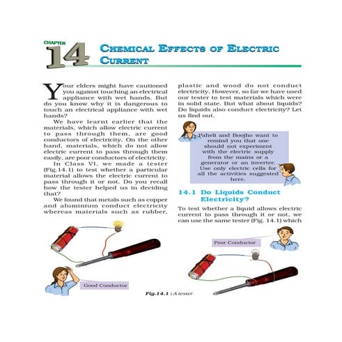 8 chemical effects of electric current | PDF