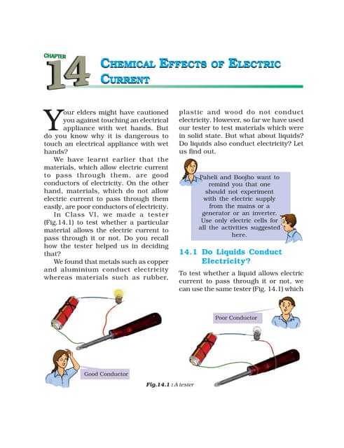 Chemical effects of electric current | PPT