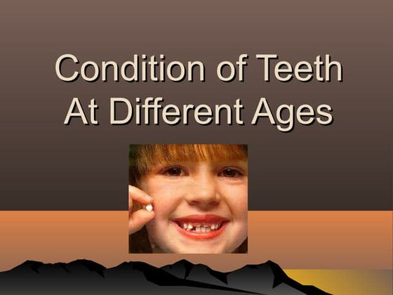 Chronology of primary and permanent dention | PPT | Dental Health ...