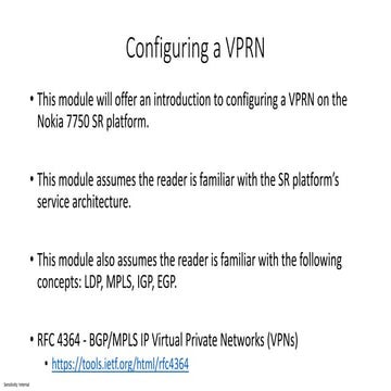 8 - Configuring a VPRN Nokia Router.pptx