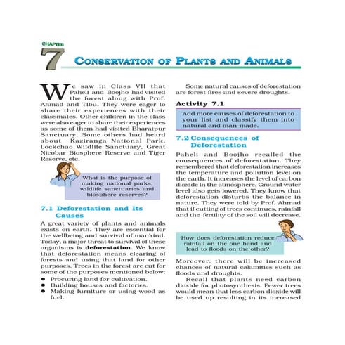 8 conservation of plants and animals | PDF