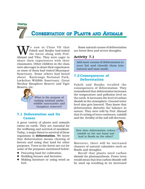 Conservation of Plants and Animals | PPT