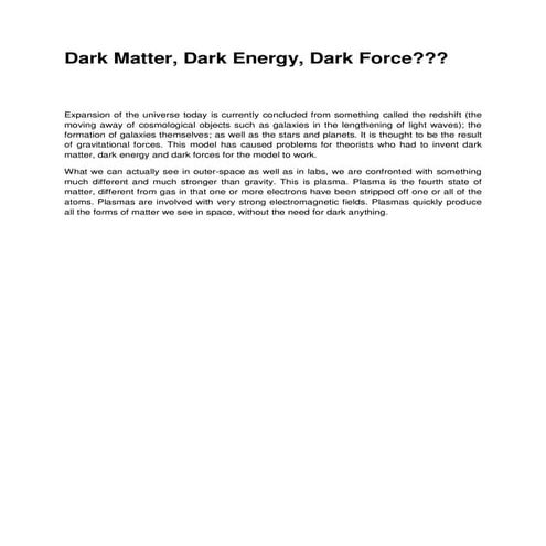 Dark Matter And Energy | PPT