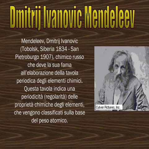 8 Dmitrij Mendeleev | PPT
