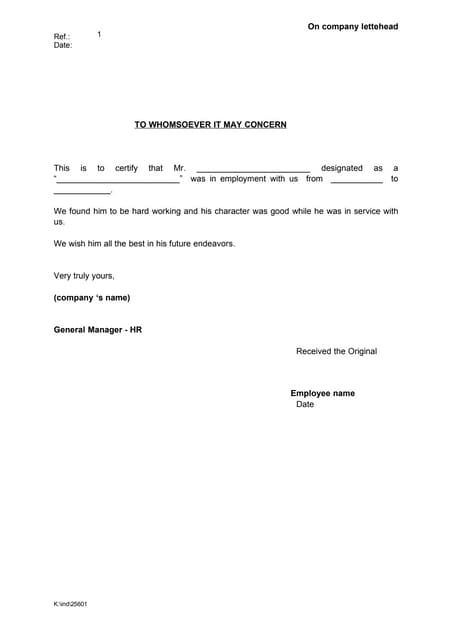 Experience letter of Oracle India Pvt Ltd | PDF