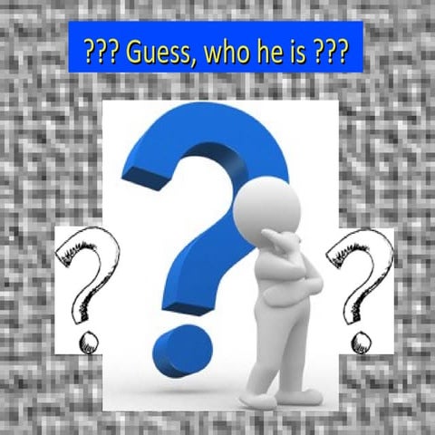 8. guess, who he is | ODP