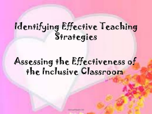 Effective Teaching Strategies | PPTX