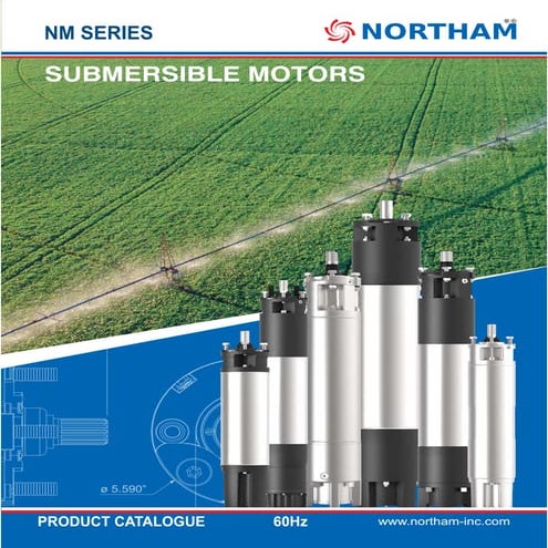 8-Inch 40–150 HP Submersible Motors for Wells & Pumps | Northam Inc USA ...
