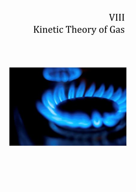 Kinetic theory of gases | PPTX