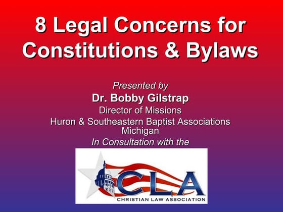 The Significance of an Organization’s Constitution and Bylaws | PDF