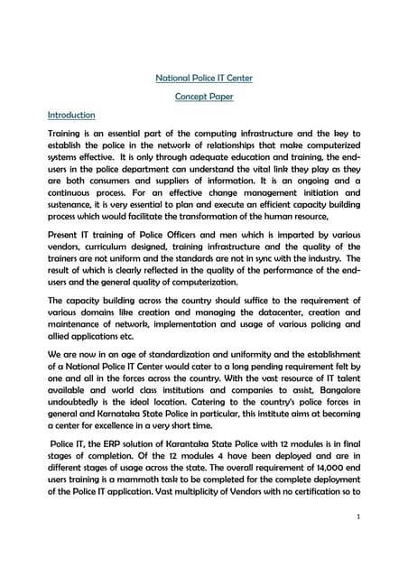 Police IT Application | PDF