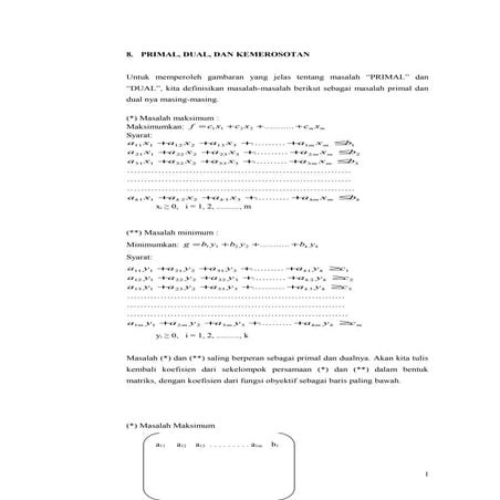 Metode simpleks dua fase | DOCX