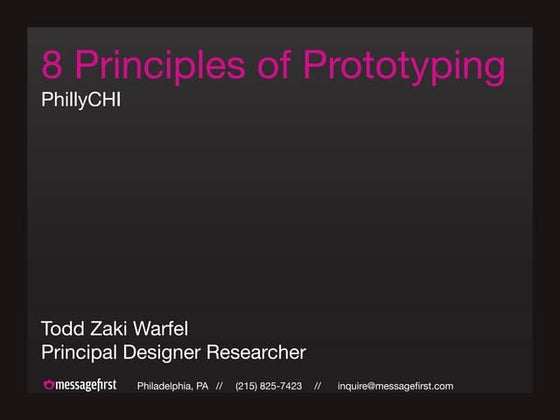 7 Prototyping Principles | PPT