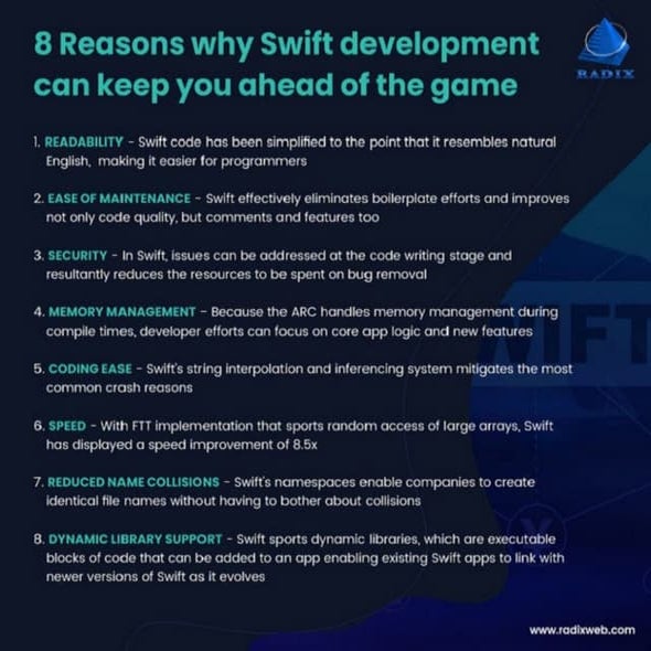 8 Reasons why Swift development can keep you ahead of the game | PPT