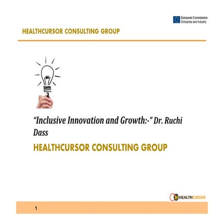 Inclusive Innovation and Growth strategy- Healthcare India | PDF