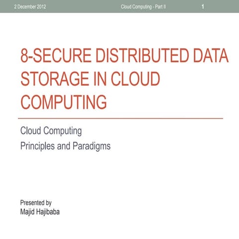 8 Secure Distributed Data Storage In Cloud Computing Ppt 7034