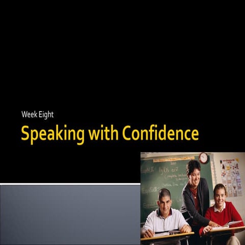 8 speaking with confidence | PPT