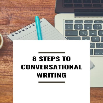 8 step checklist to conversational writing | PDF