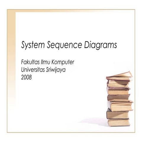 8. system sequence diagrams | PPT