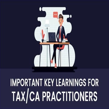 Essential Insights: Eight Key Learnings Tailored for Tax and CA ...