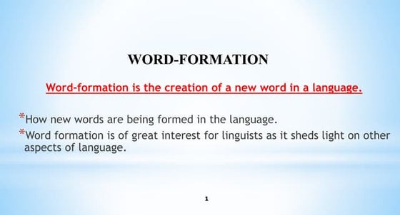 WORD FORMATION.pptx