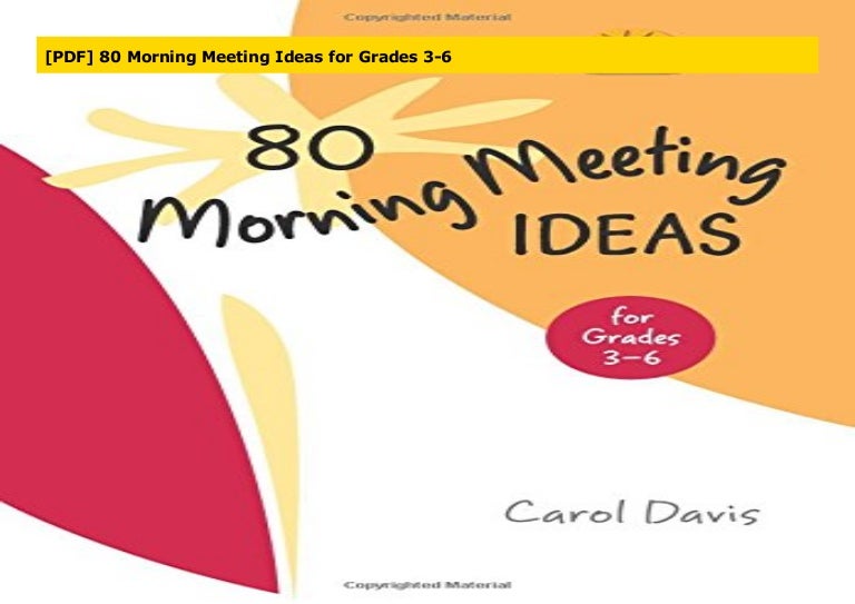 PDF 80 Morning Meeting Ideas For Grades 3 6 pdf-80-morning-meeting-ideas-for-grades-3-6