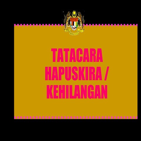 tatacara kaedah sebutharga | PPTX