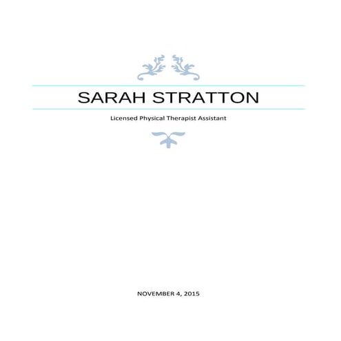 Sarah Stratton PTA | PDF