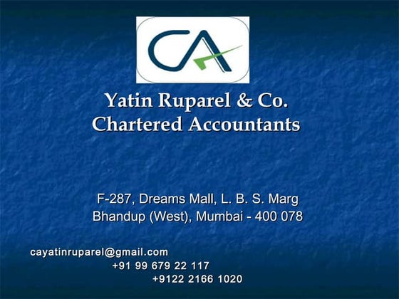 CA Firm Profile | PPTX