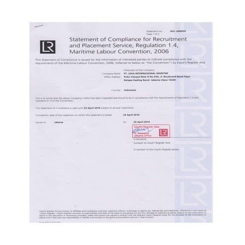 MLC certificate | PDF