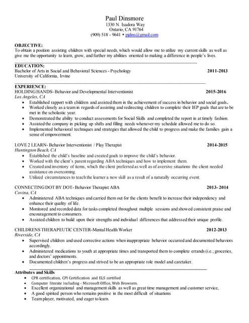 Ryan E. Moston PhD - 2016 Resume | PDF