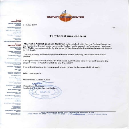 SAC Certificate | PDF