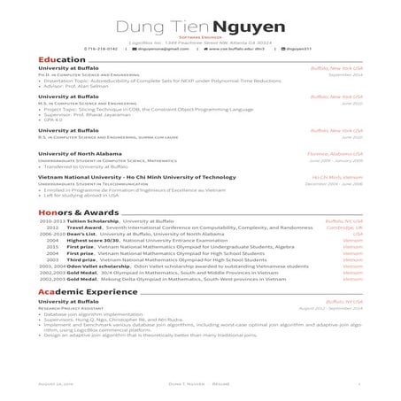 Resume / CV for Stephen MacNeil | PDF