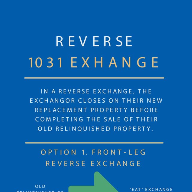 Reverse 1031 Exchange | PDF
