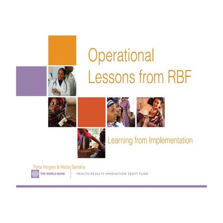 Annual Results and Impact Evaluation Workshop for RBF - Day Eight ...