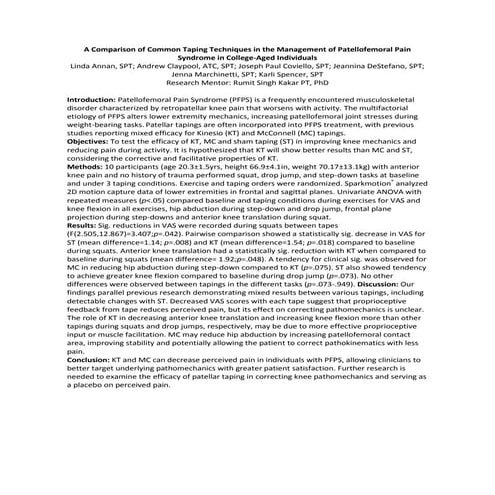 Mcconnell taping technique | PDF