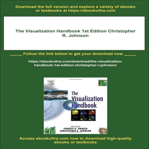 The Visualization Handbook 1st Edition Christopher R. Johnson | PDF