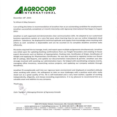 Reference Letter | PDF