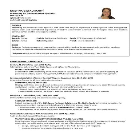 CV English 2016 | DOCX