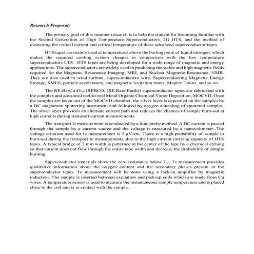 Research Proposal | PDF | Chemistry | Science