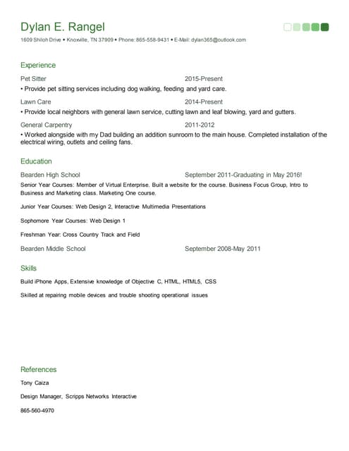 Sample Resume for OJT | DOCX | Resume Writing and Advice | Job Search