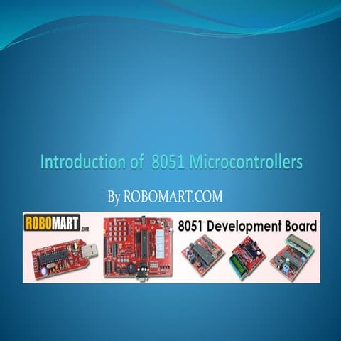 8051 microcontroller-board | PPTX