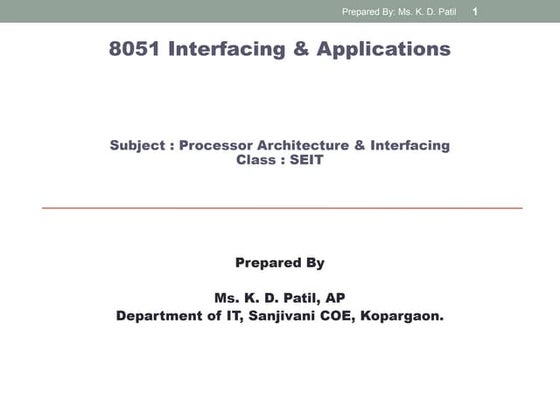 Seven Segment Interfacing With 8051 Pdf