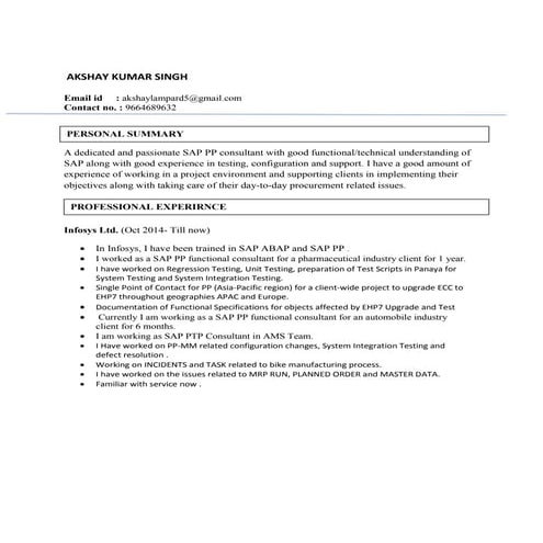 akshay cv | PDF | Sports