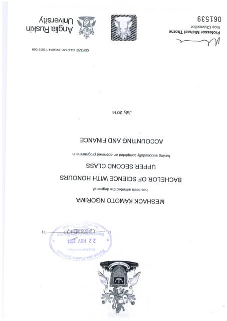 CERTIFICATE IN ACC & FINANCE | PDF | Business Accounting & Finance ...