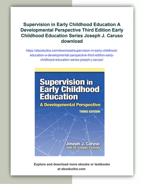 Emerging Trends in Early Childhood Education | PDF